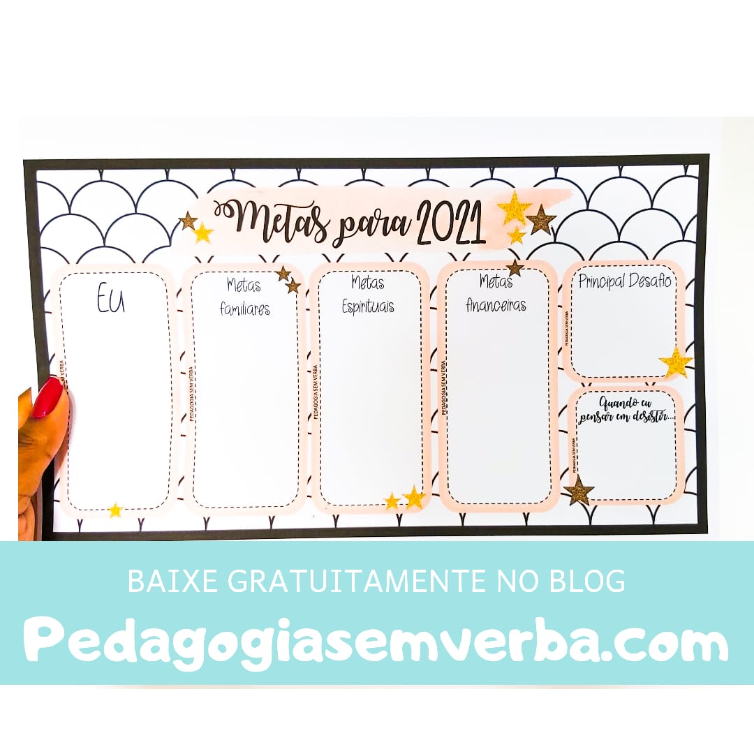 Arquivos metas do ano - Pedagogia sem Verba