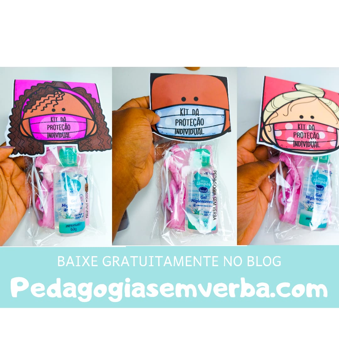 TAG PARA KIT DA PREVENÇÃO - Pedagogia sem Verba