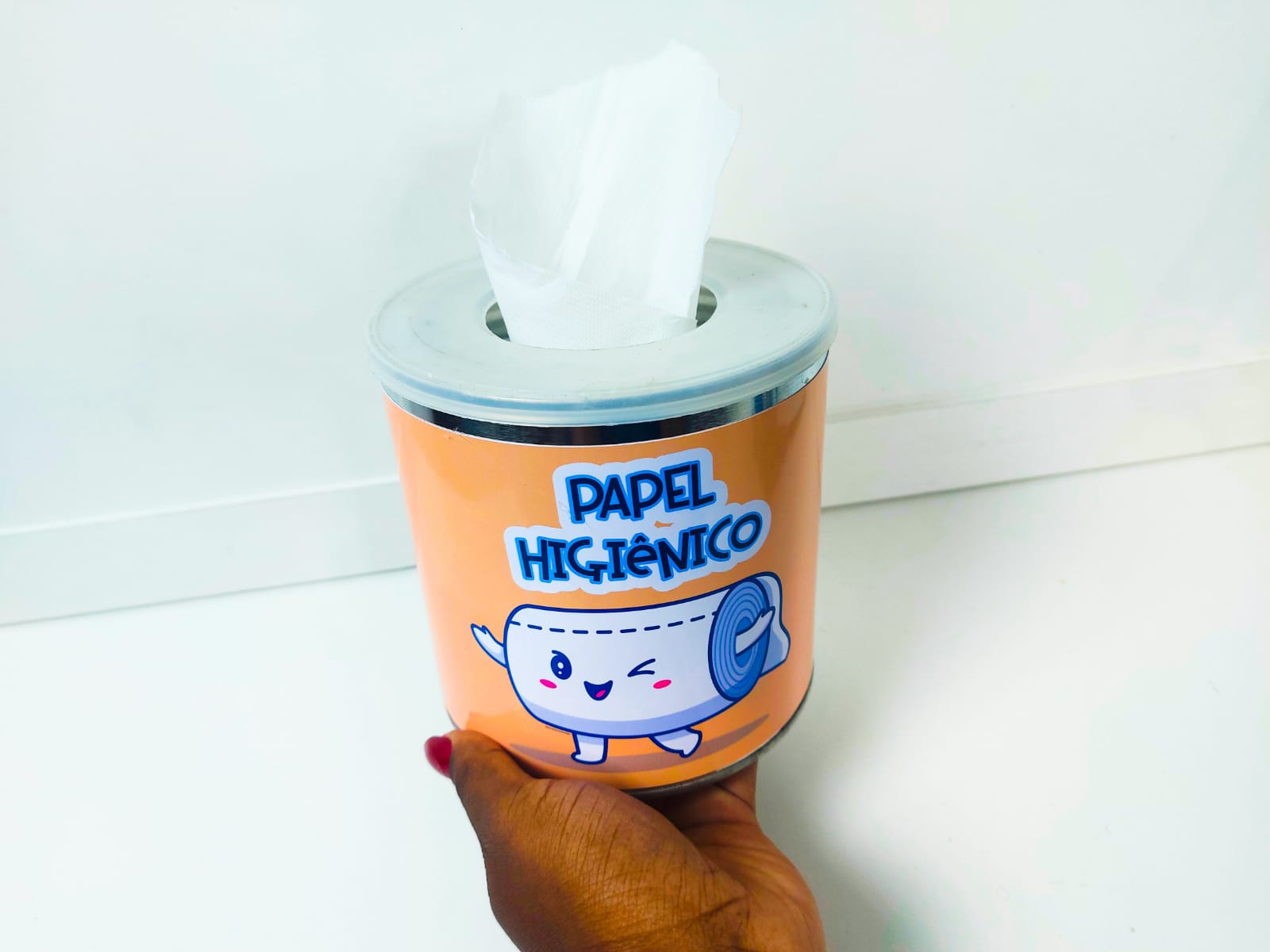 Rótulo para porta papel higiênico - Pedagogia sem Verba